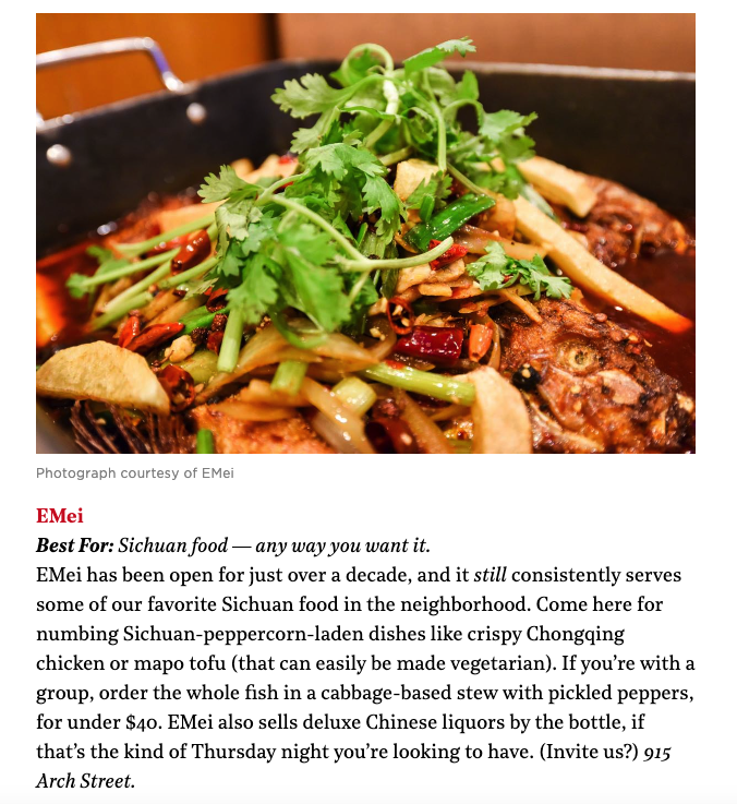 Press – EMei Restaurant