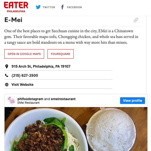 Press – EMei Restaurant