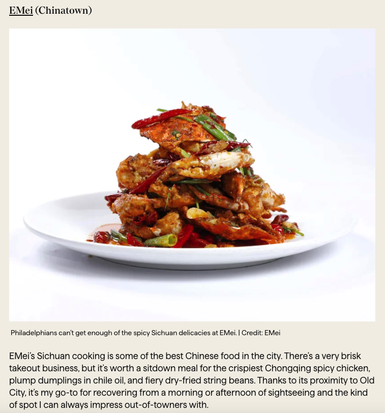 Press – EMei Restaurant